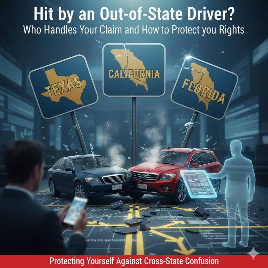 Hit By An Out-of-State Driver? Who Handles Your Claim And How To ...